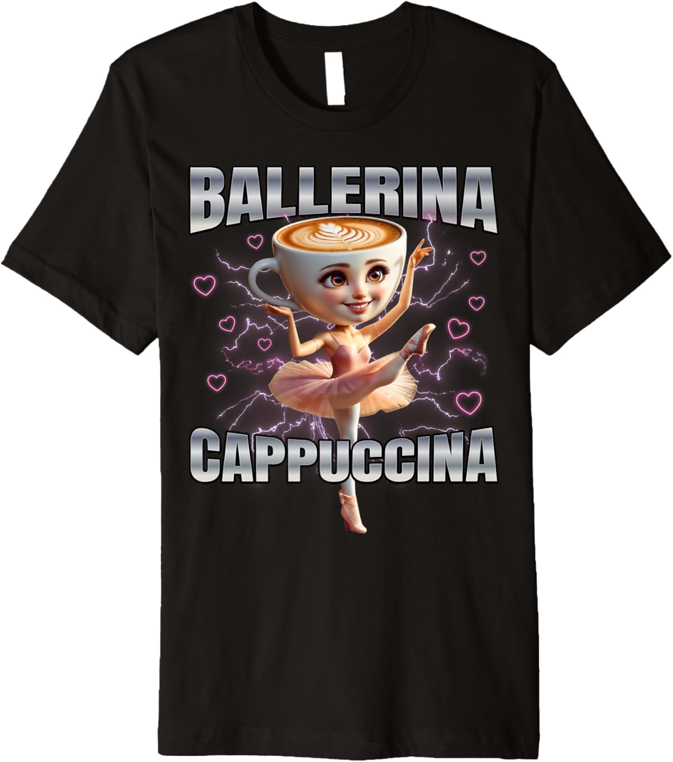 Amazon.com: Ballerina Cappuccino Premium T-Shirt : Clothing, Shoes & Jewelry